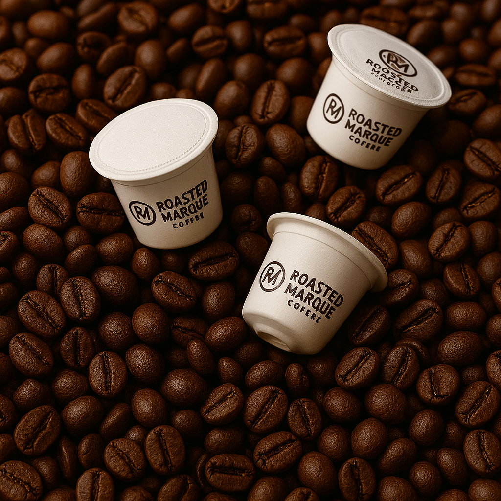 12 Pack Single Serve Coffee Pods – Roasted Marque Coffee